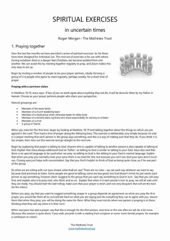 Praying together using Zoom | The Mathetes Trust