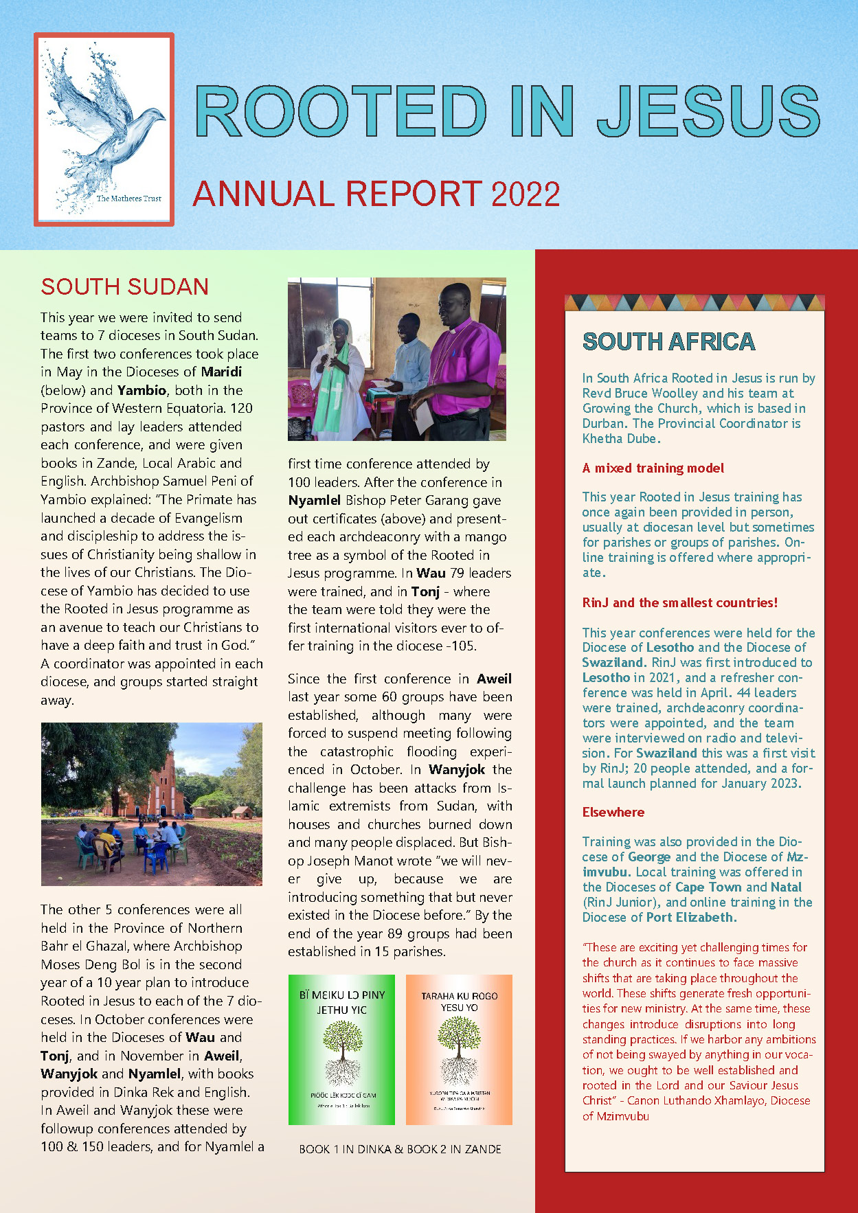 Rooted in Jesus Annual Report for 2022 | The Mathetes Trust